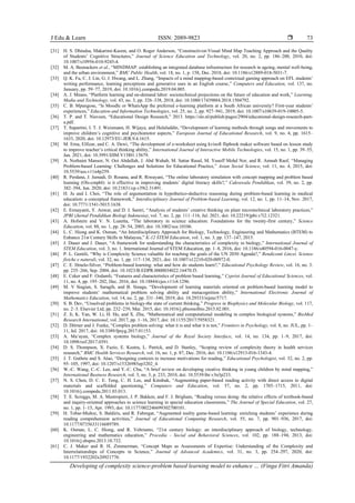 Developing complexity science-problem based learning model to enhance conceptual mastery | PDF
