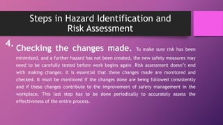 Hazard: Its Impact, Identification and Risk Assessment | PPTX