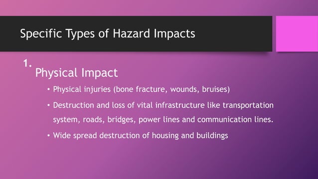 Hazard: Its Impact, Identification and Risk Assessment | PPTX