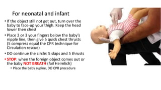 First aid Foreign object obstruction.pdf