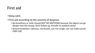 First aid Foreign object obstruction.pdf