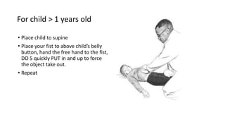 First aid Foreign object obstruction.pdf