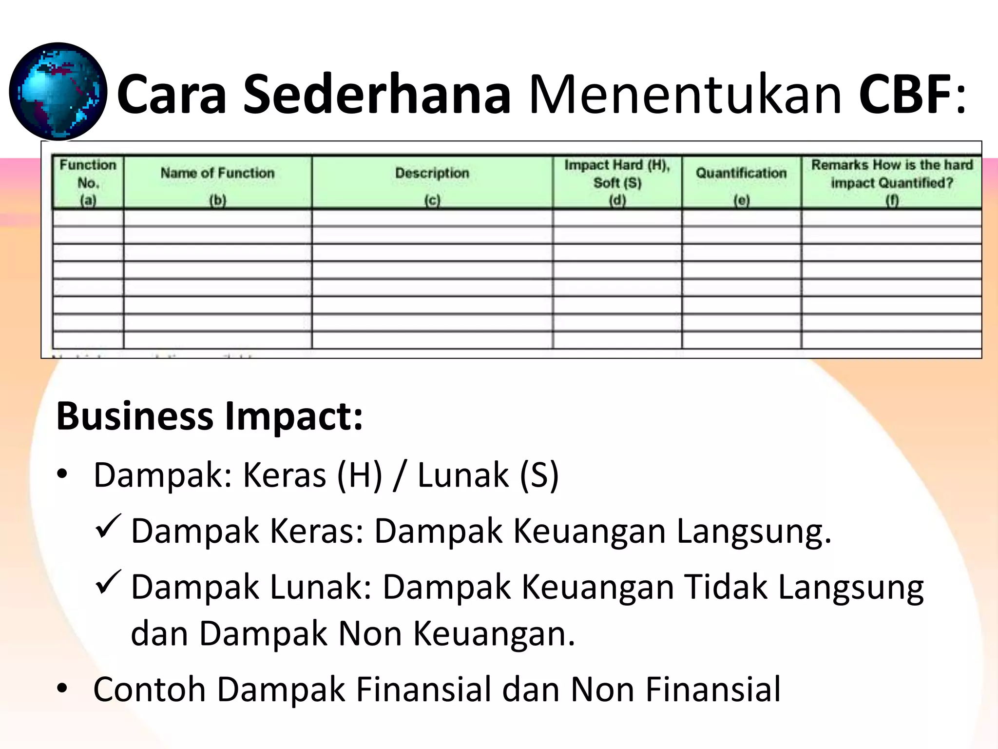 Penentuan Critical Business Function (BCP) _Training "Business Continuity Management System ...