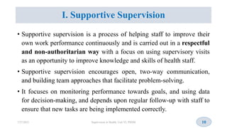Supervision in Health | PPTX