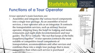 8. Tour Operators And Tour Packages | PDF