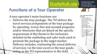 8. Tour Operators And Tour Packages | PDF