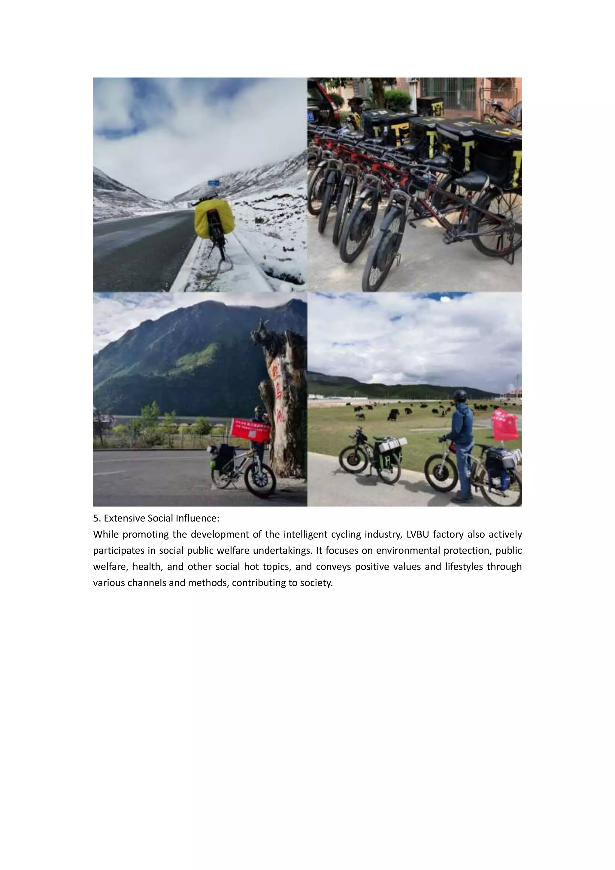 LVBU factory - Leading the New Era of Intelligent Cycling！ | PDF