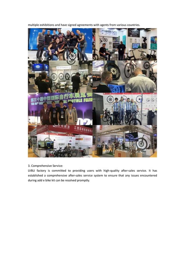 LVBU factory - Leading the New Era of Intelligent Cycling！ | PDF