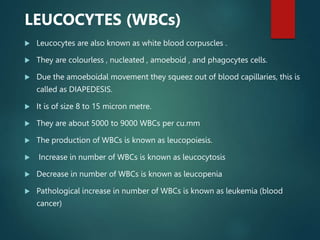 Composition & Functions of Blood.ppt | Free Download