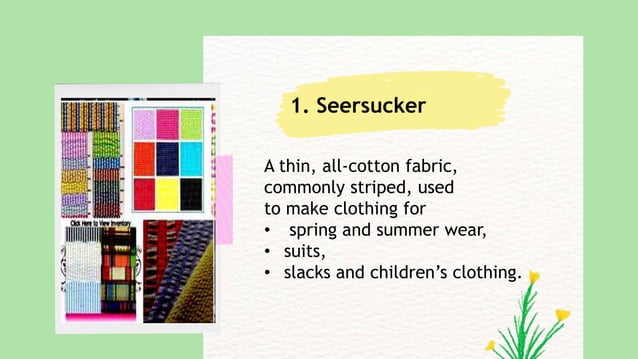 8.Types of Fabrics for Children's Wear.pptx | Women\'s Clothing | Women ...