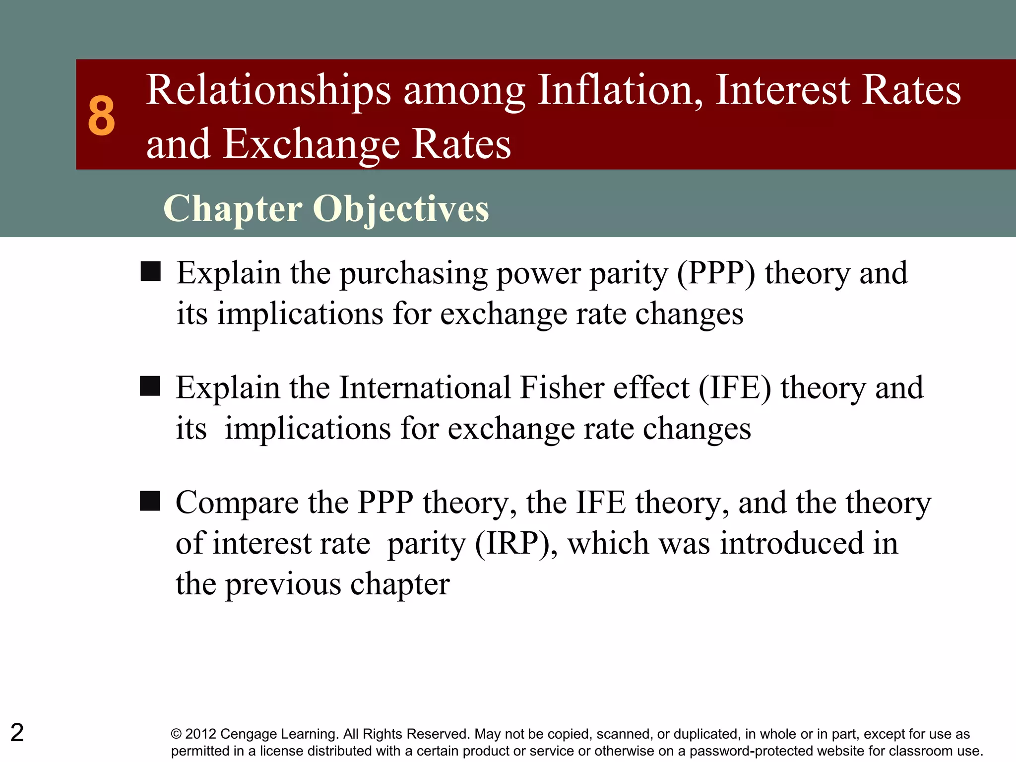 8. Relationships among Inflation, Interest Rates and Exchange Rates.pptx