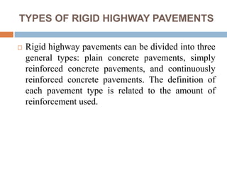 Regid pavement 8.pptx | Civil Engineering Industry | Industries