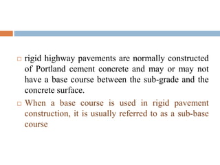 Regid pavement 8.pptx | Civil Engineering Industry | Industries
