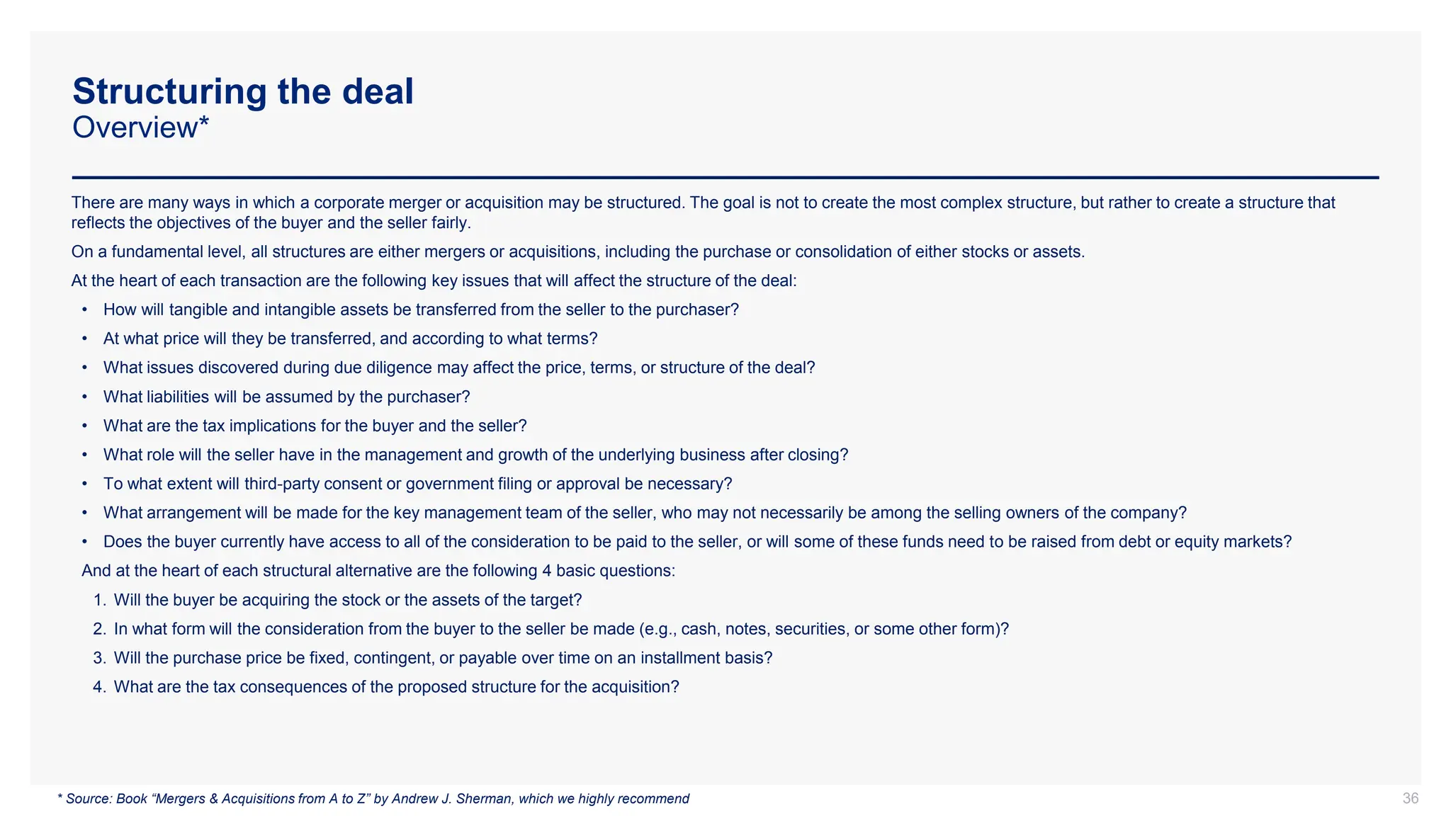 8. Mergers and Acquisitions Toolkit - Overview and Approach.pptx