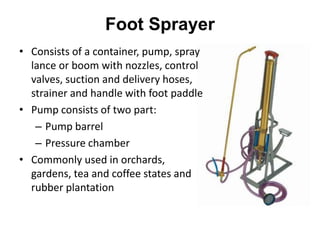 8.Spraying and Dusting equipment required in farm | PPTX