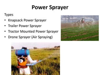 8.Spraying and Dusting equipment required in farm | PPTX