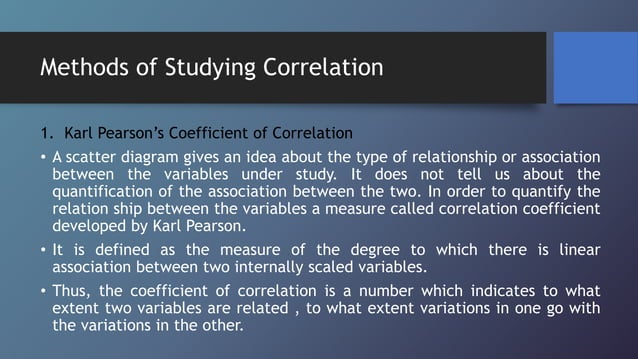 Biostatistics - Correlation explanation.pptx | Physics | Science