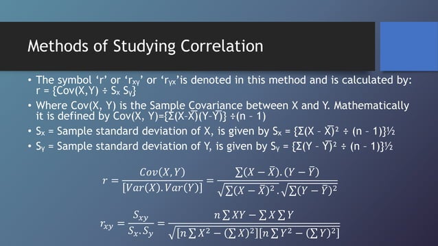 Biostatistics - Correlation explanation.pptx | Physics | Science