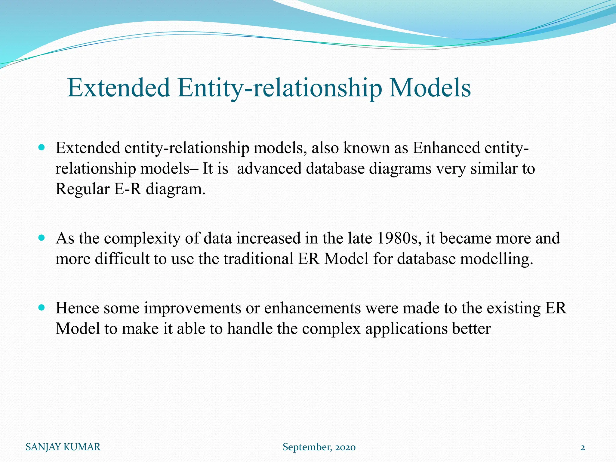 8 Extended Er Model For Design System And Project Ppt