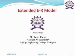 8.Extended ER Model for design system and project | PPT