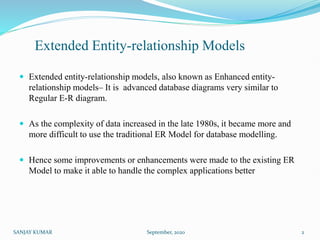 8.Extended ER Model for design system and project | PPT