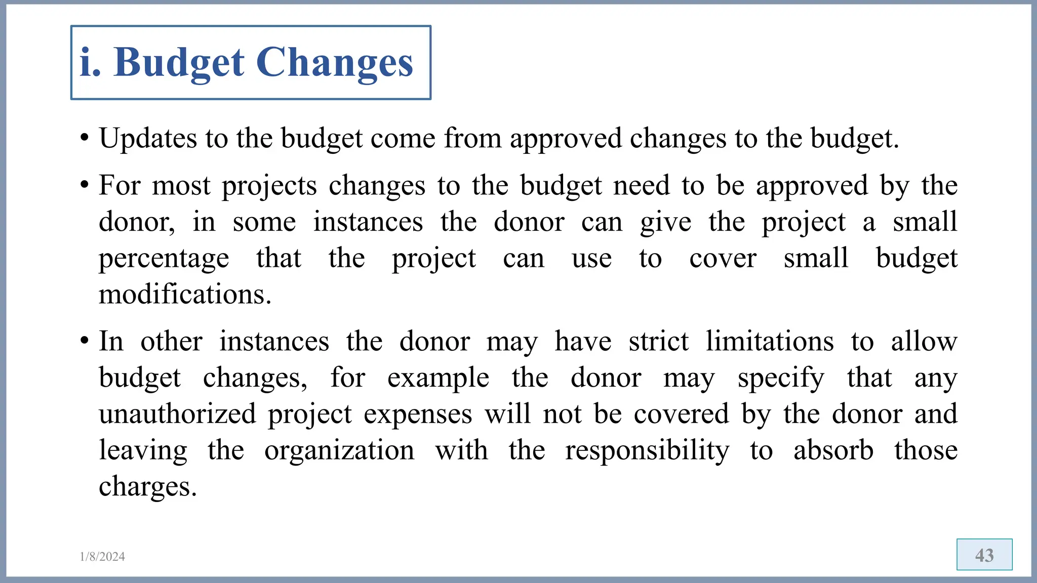 Project Budgeting | PPTX