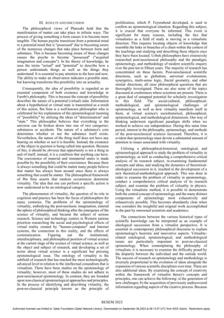 Virtual Science Is A New Scientific Paradigm | PDF