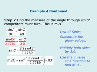 8.5 Law of Sines; Law of Cosines 2.ppt