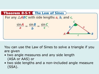8.5 Law of Sines; Law of Cosines 2.ppt