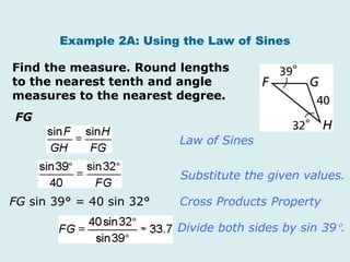 8.5 Law of Sines; Law of Cosines 2.ppt