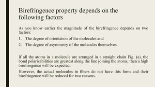 8.Optical Properties of Textile Fibres.pptx | Chemistry | Science