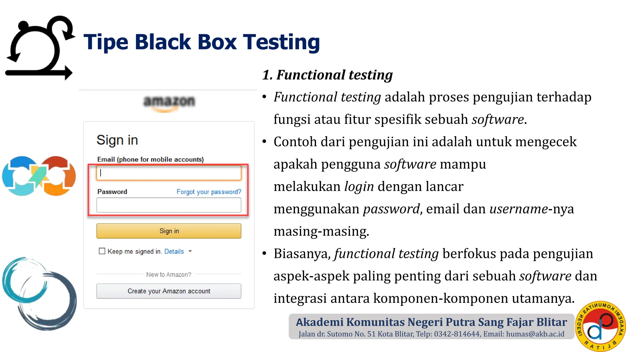 Pengujian Perangkat Lunak dengan teknik Black Box Testing | PPTX
