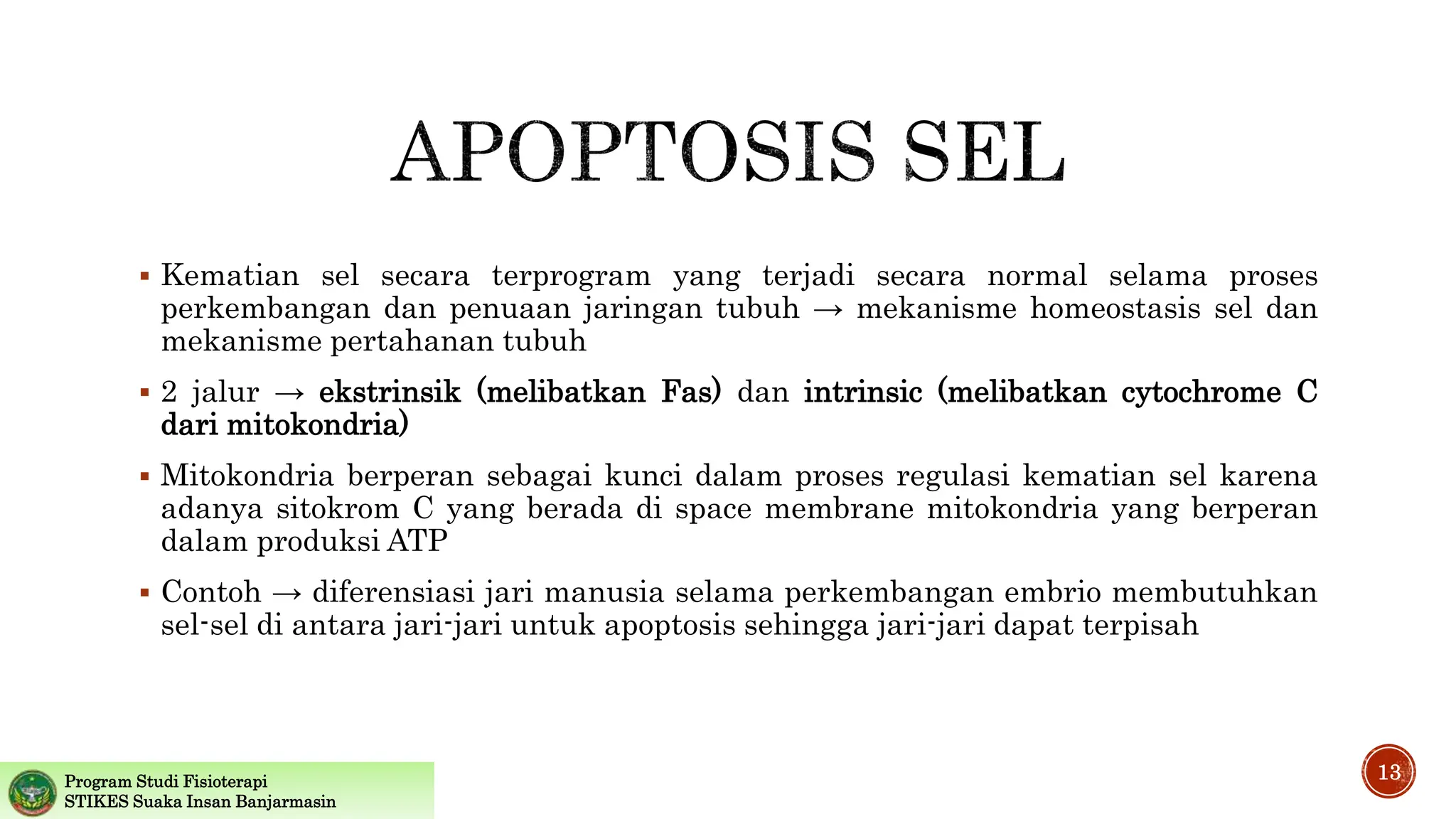 MATERI BIOLOGI MOLEKULER - APOPTOSIS SEL.pptx