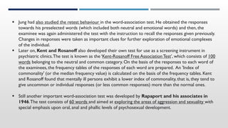 A presentation on Word Association Test(WAT) | PDF