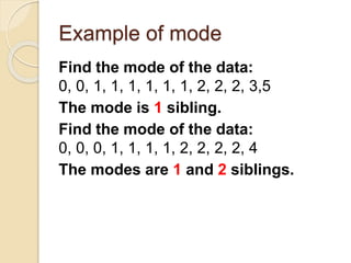 8. Arithmetic mean ,median and mode.pptx