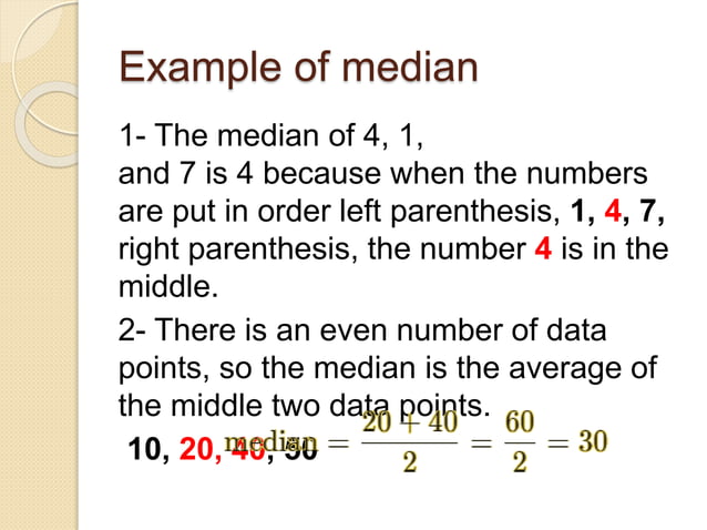 8. Arithmetic mean ,median and mode.pptx