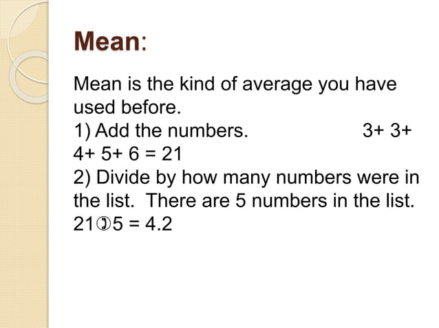 8. Arithmetic mean ,median and mode.pptx