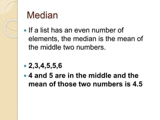 8. Arithmetic mean ,median and mode.pptx