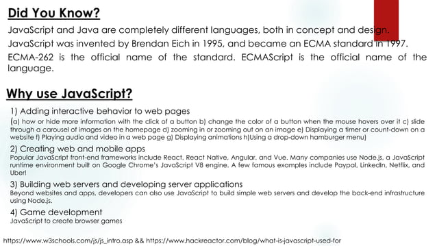 8.-Javascript-report powerpoint presentation | PPT