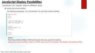 8.-Javascript-report powerpoint presentation | PDF