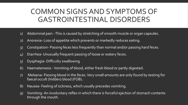 Common disorders of Digestive system.pptx | Ear, Nose and Throat ...