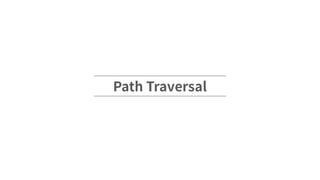 CAUtion pwnable study 8. Type error and Command Injection, Path traversal.pptx