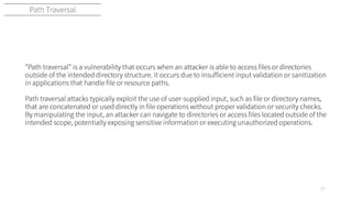 CAUtion pwnable study 8. Type error and Command Injection, Path traversal.pptx