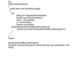 8.Exception handling latest(MB).ppt . | PPT