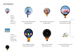 LCD Display Screen | Round LCD Screen - RONDELI Display | PPT