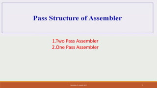 8.PassStructureofAssembler in System Software.pdf