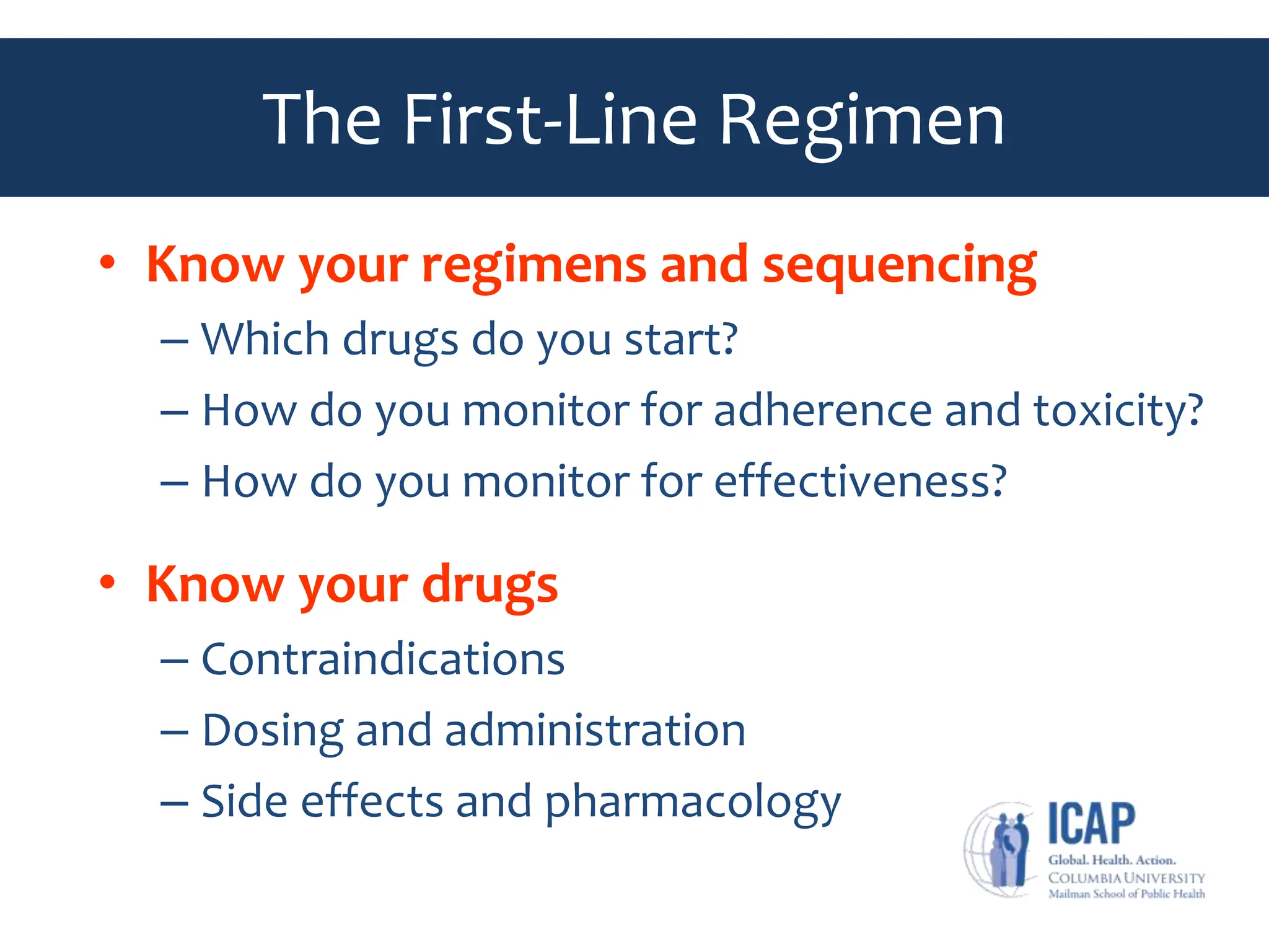 8. First Line ART regimen ICAPRev.presentationptx | PPTX