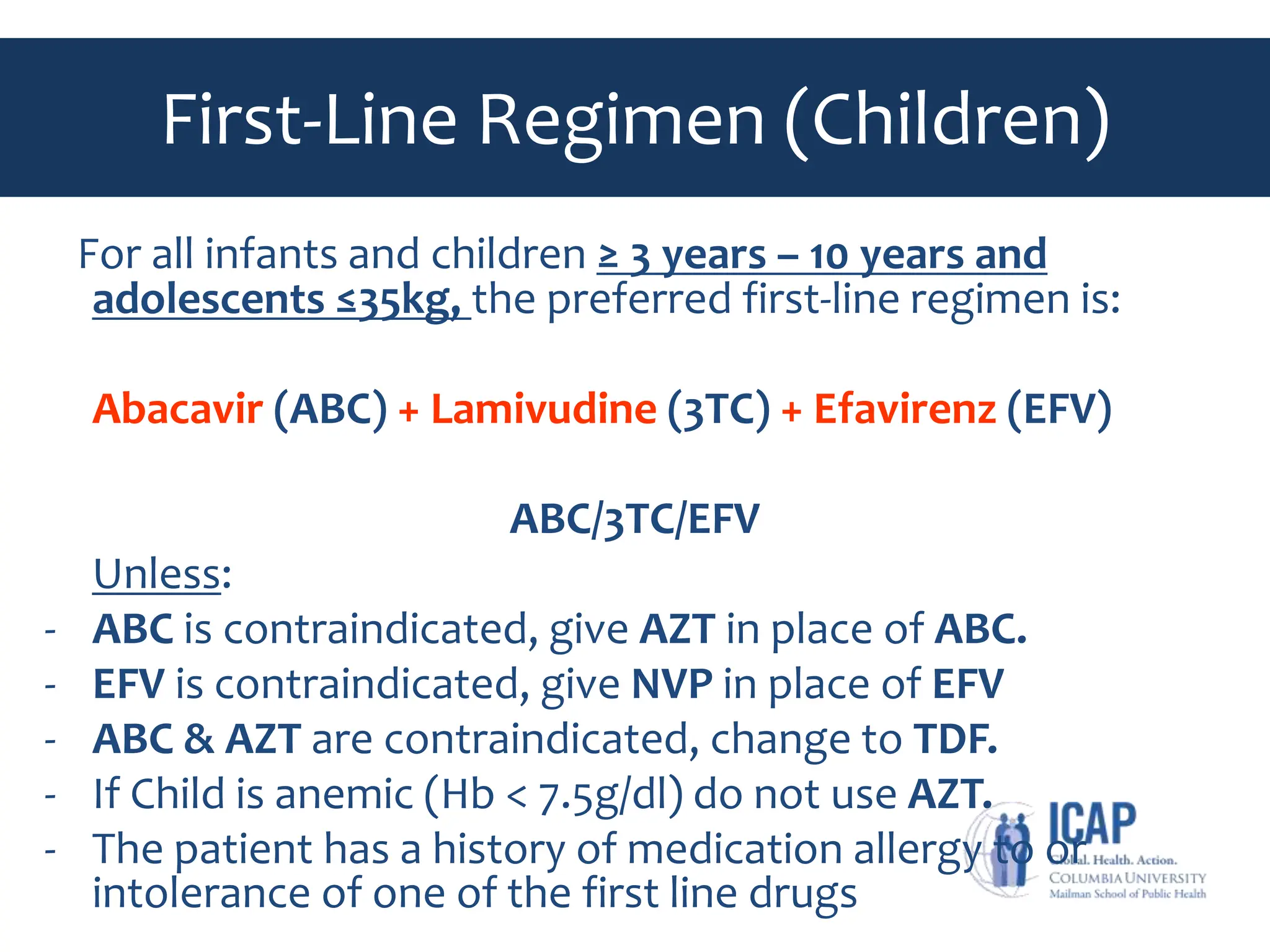 8. First Line ART regimen ICAPRev.presentationptx | PPTX