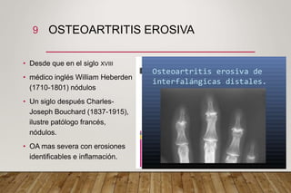 Osteoartrosis, enfermedad crónico degenerativa | PPT