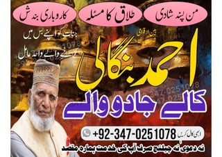 Authentic No 1 Amil Baba In Pakistan Amil Baba In Faisalabad Amil Baba ...